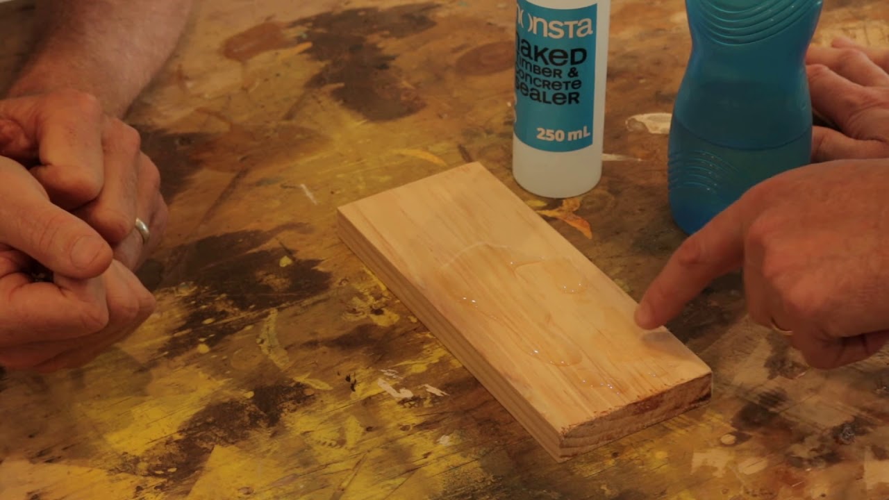 How to protect Timber/Concrete surfaces - YouTube