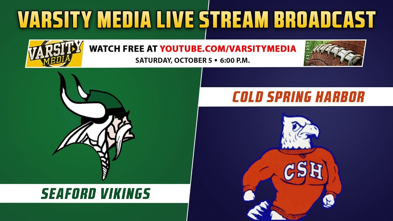 Nassau Football: Seaford at Cold Spring Harbor 10/5/19 - YouTube