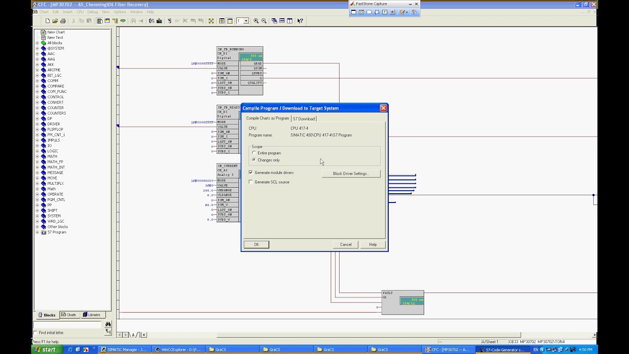 Pcs7 Siemens Program Compile Download Youtube