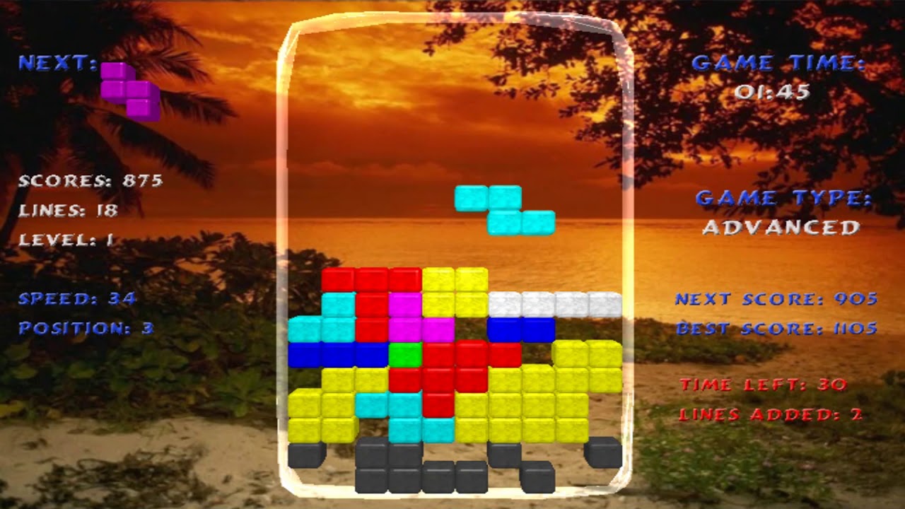Tetris Arena - Advanced - YouTube