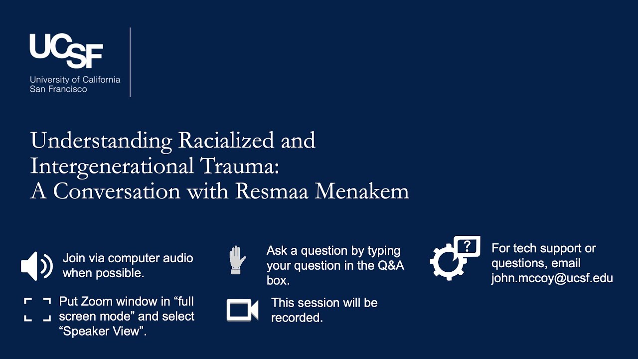 Understanding Racialized and Intergenerational Trauma: A Conversation ...