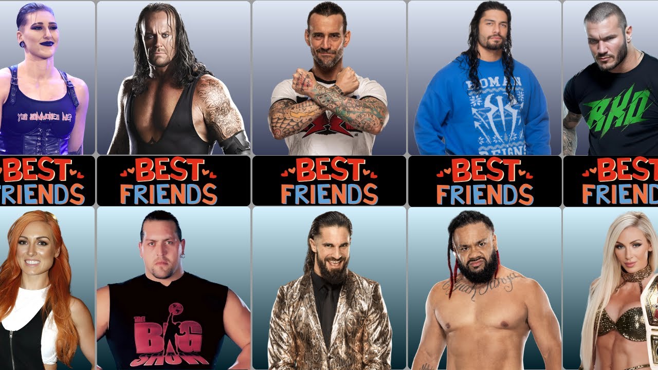 WWE Wrestlers who are Real Life Best Friends - YouTube