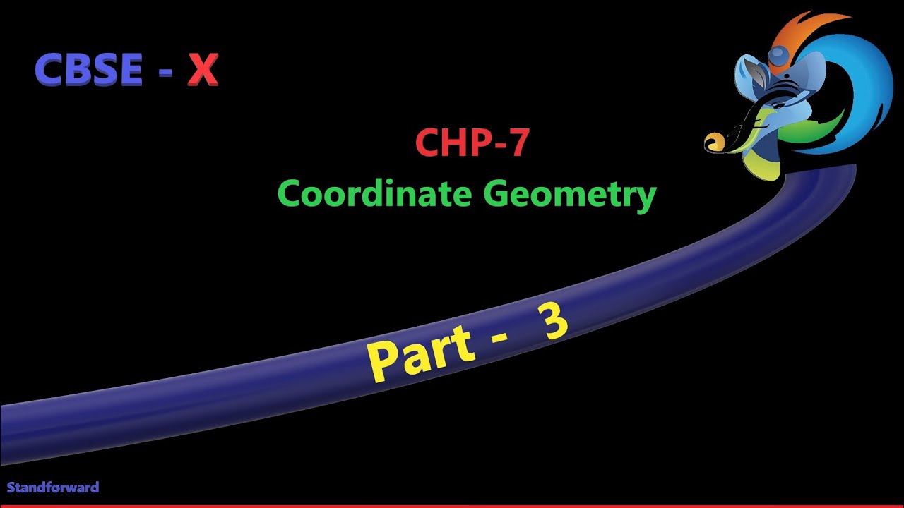 Cbse X Math Chp 7 Coordinate Geometry - part 3 - YouTube