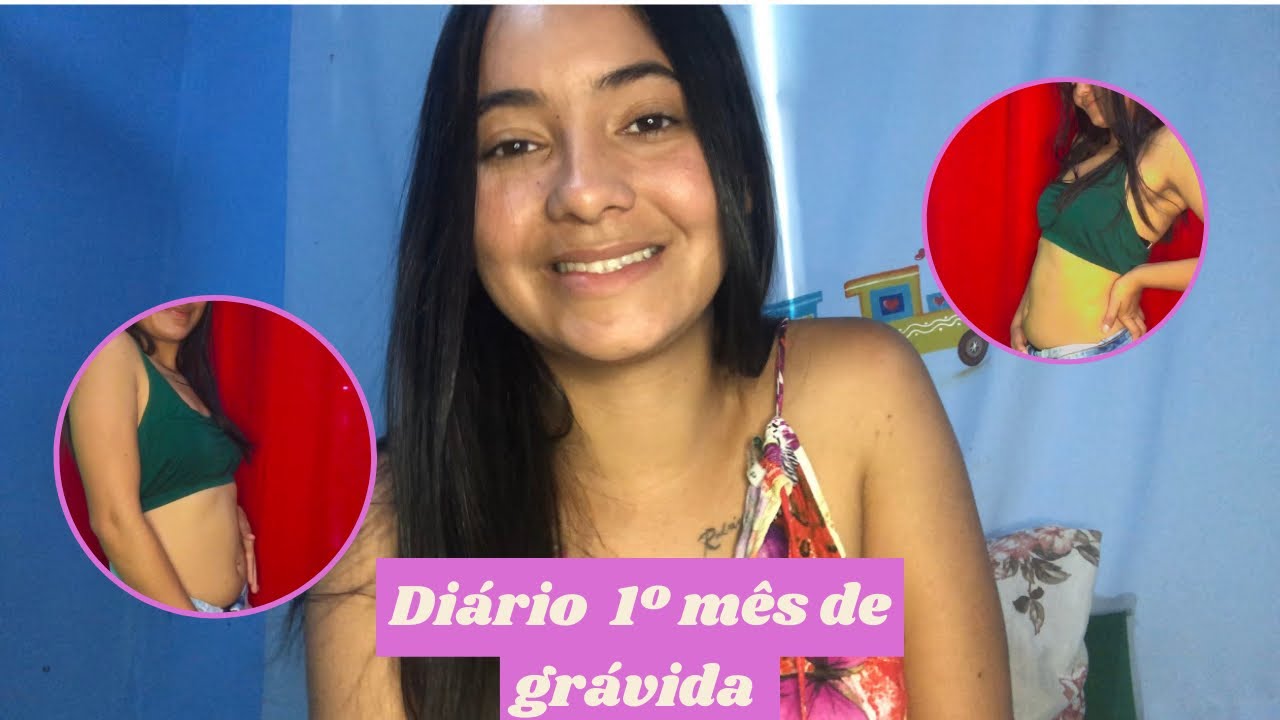 Relato: 1º mês de grávida 🤰 - YouTube