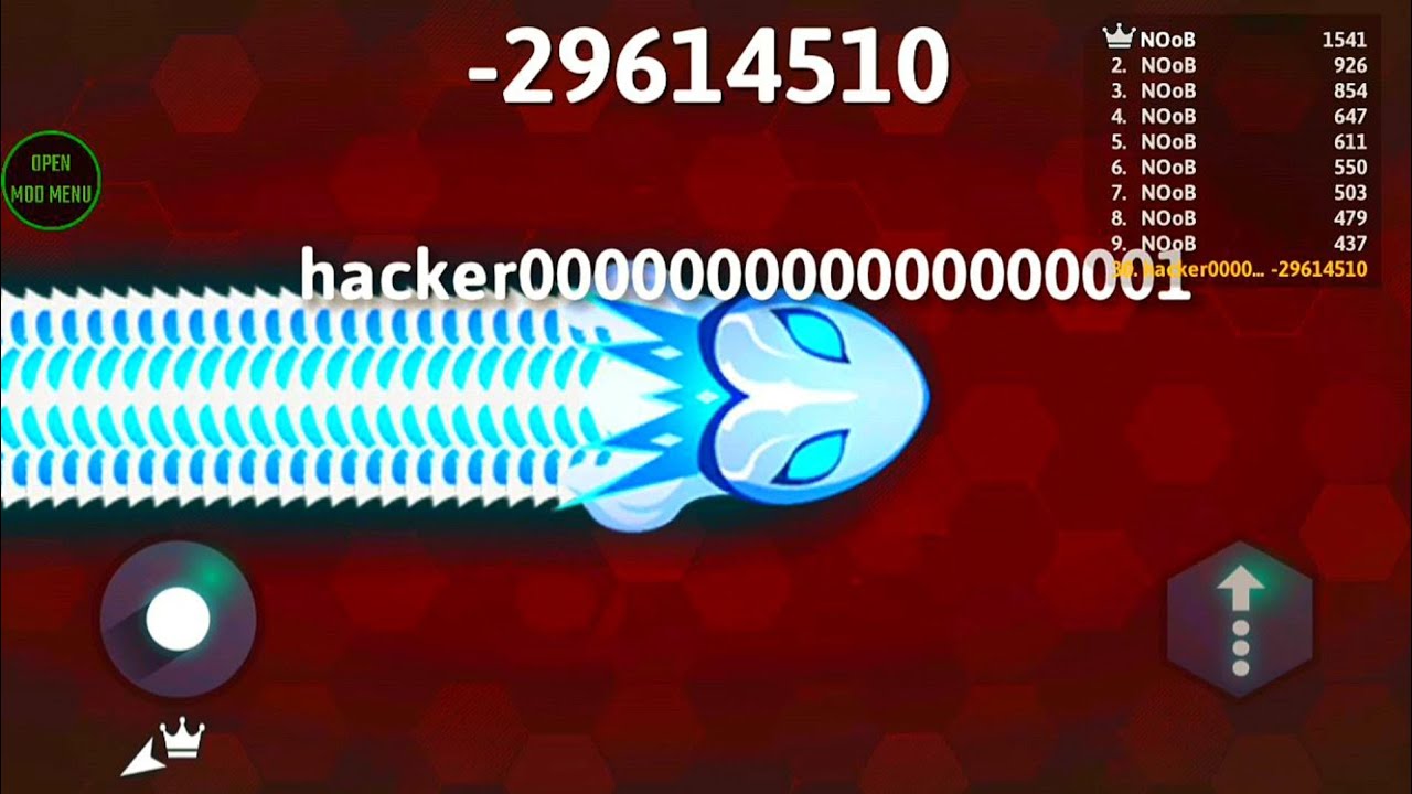 Snake.io mod menu gameplay #100 wall hack - YouTube