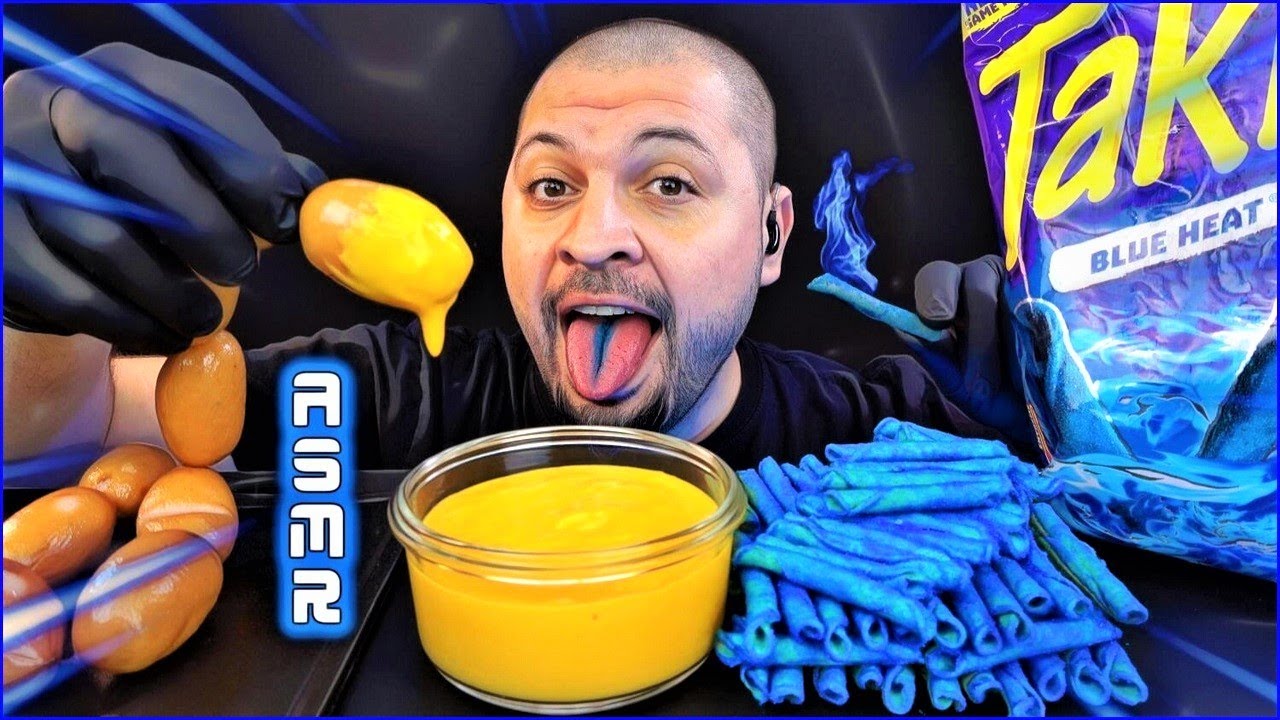 [ASMR] Takis Blue Heat & Baby Polonezi In Sos De Branza Cheddar MUKBANG ...