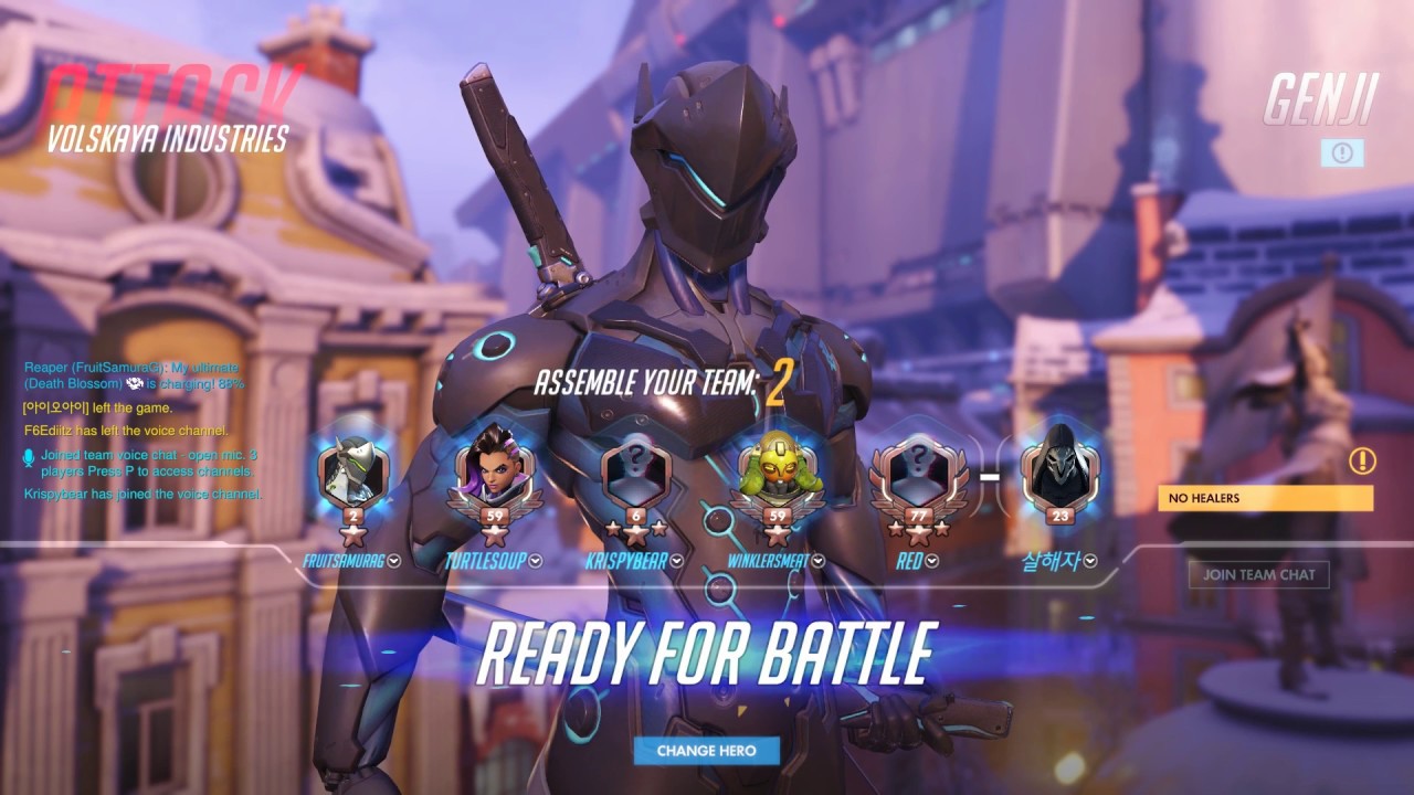 [Overwatch] Genji in Japanese Voice - YouTube