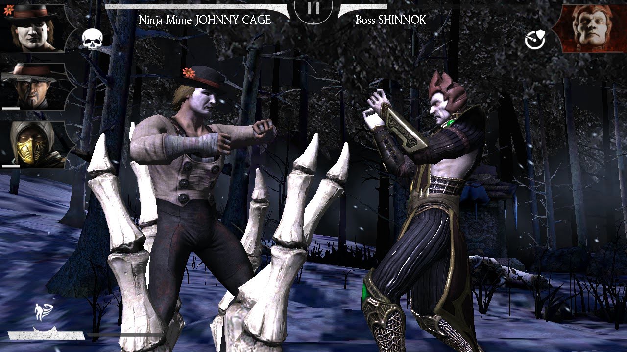 Mortal Kombat X Mobile - Ninja Mime Johnny Cage vs. Shinnok: FW ...