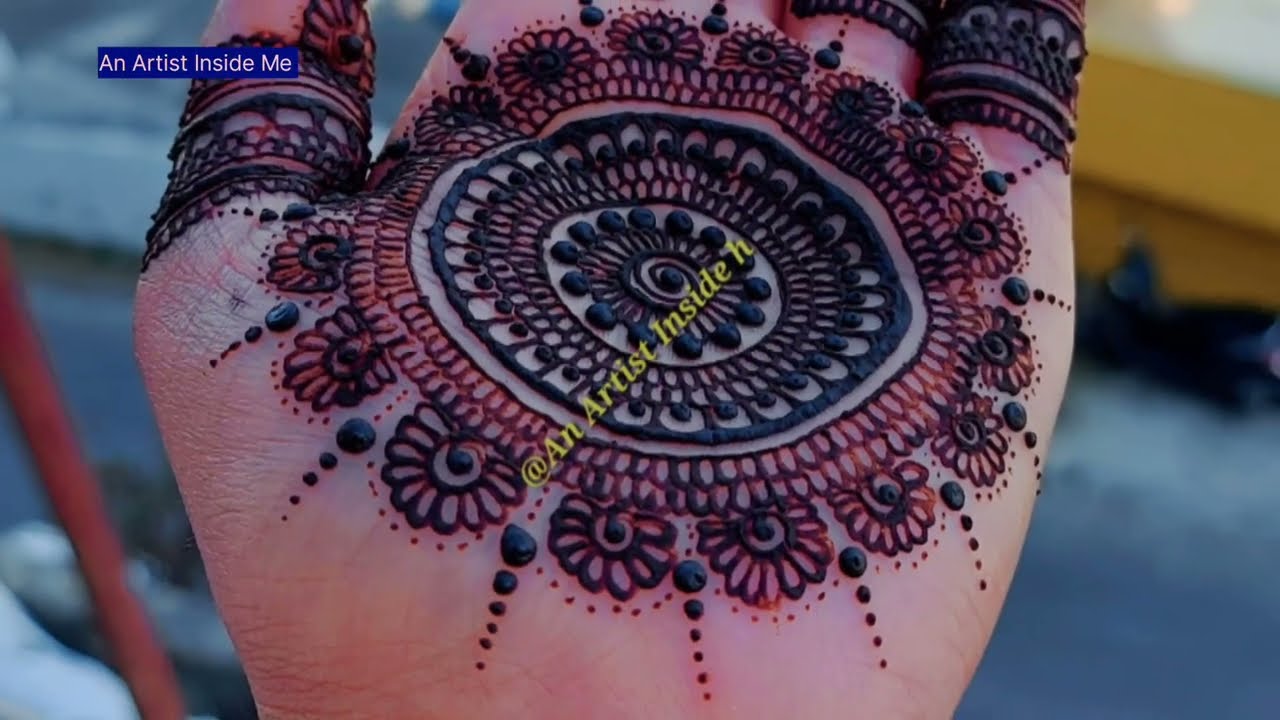 Unbelievably Easy Goltikki Mehndi Designs -Transform Your Front Hand ...