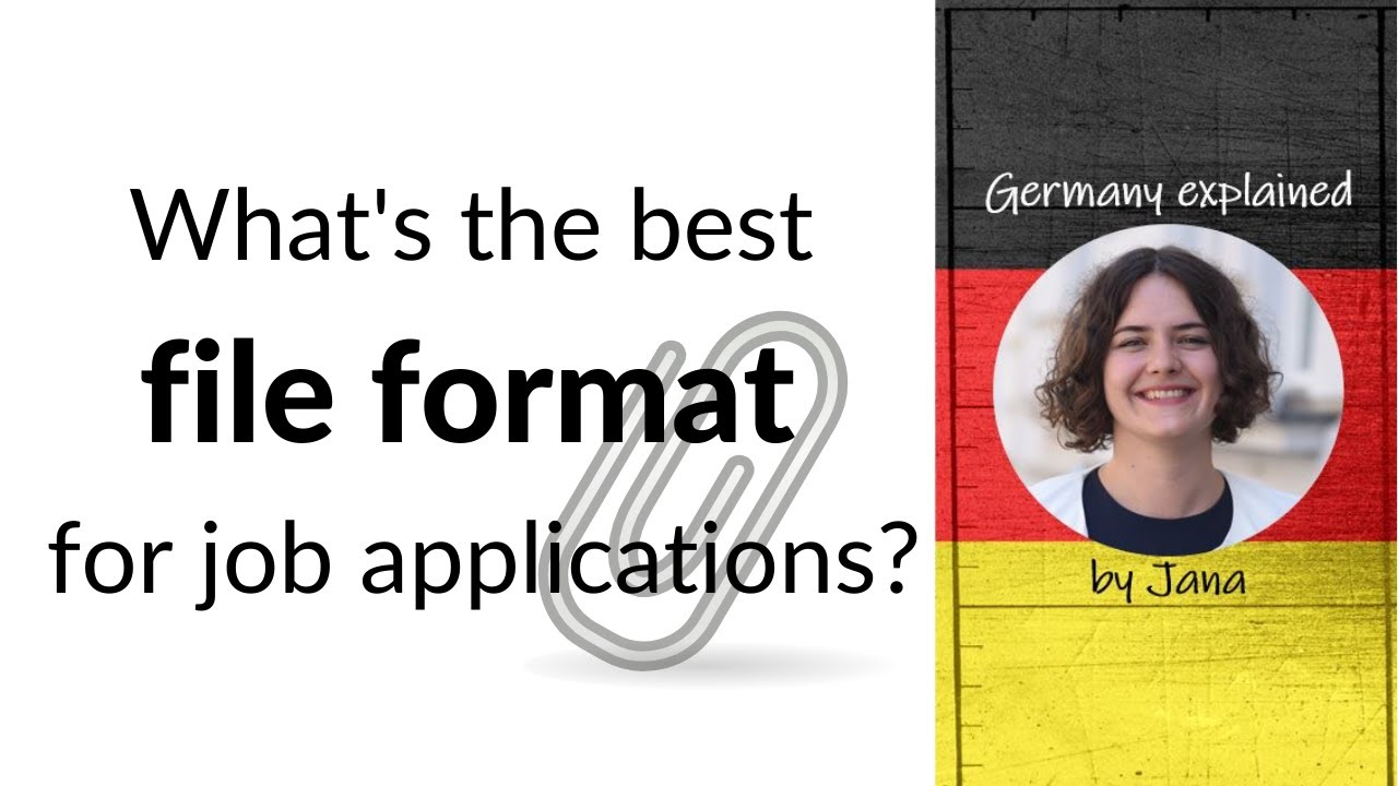 What's the best file format for job applications? PDF vs. Word or ...