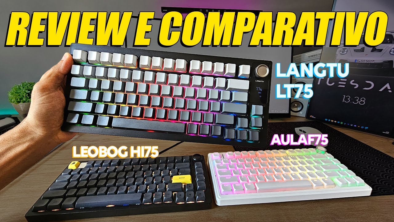 Teclado LANGTU LT75 - Review e comparativo com Aula F75 e Leobog Hi75 ...