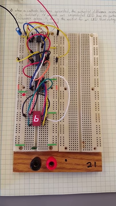 LED Breadboard Counter - YouTube