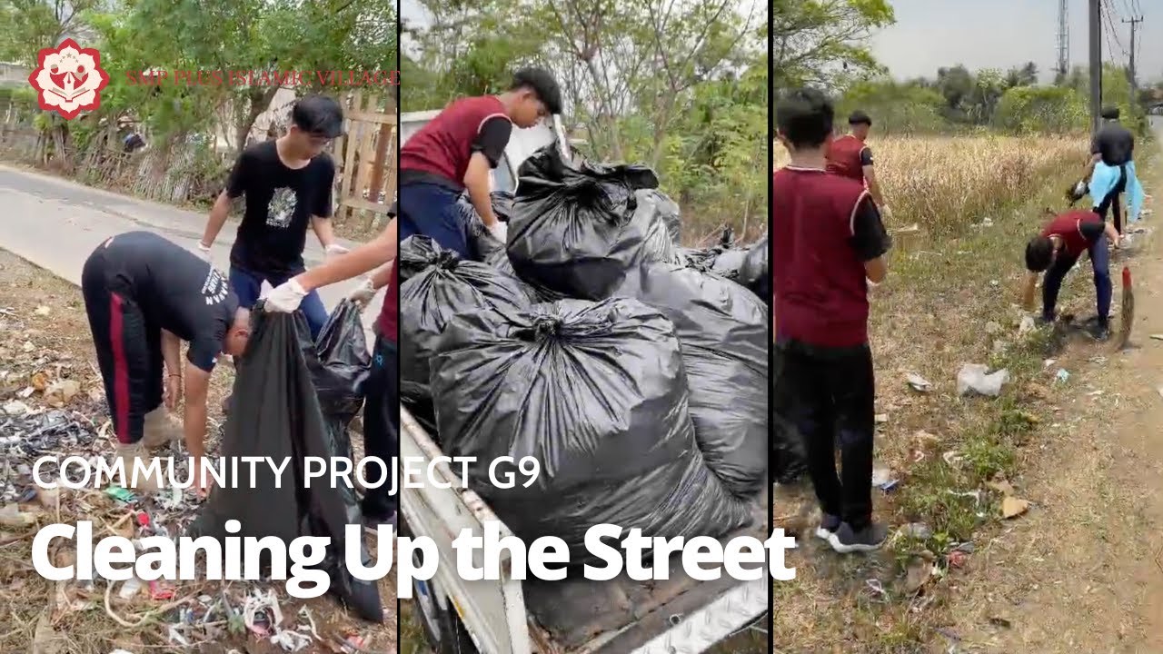 Cleaning Up the Street | Community Project G9 - YouTube