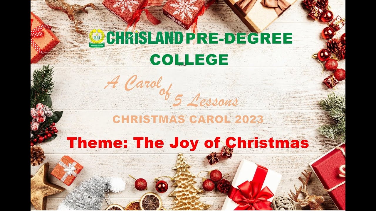 Chrisland Predegree College Christmas Concert 2023 - YouTube