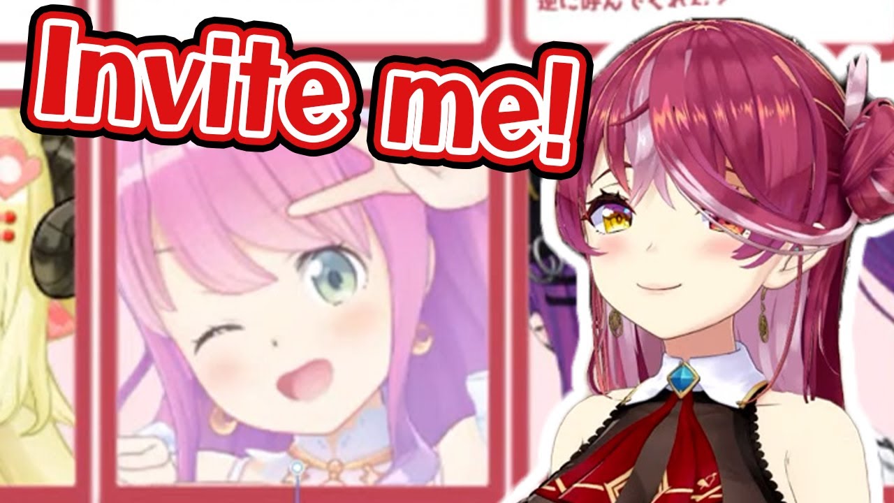 Marine Senchou wants to be invited to Luxury Club Luna【Hololive/Houshou ...