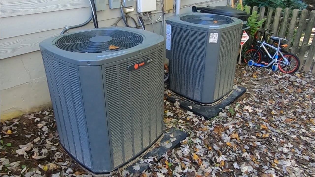 Two New 2019 Trane XR Series Air Conditoners - YouTube