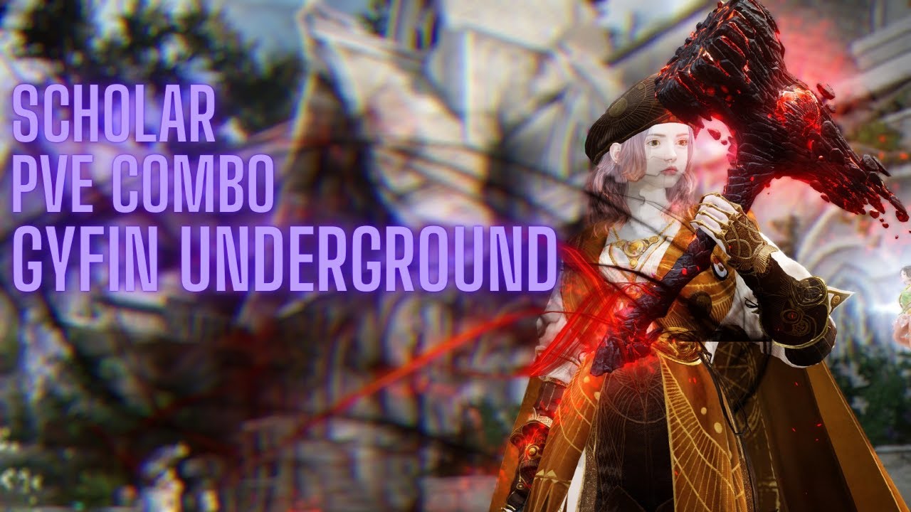 BDO | Scholar PVE Combo Gyfin Underground ไปลองเทสๆ ดูหน่อย - YouTube