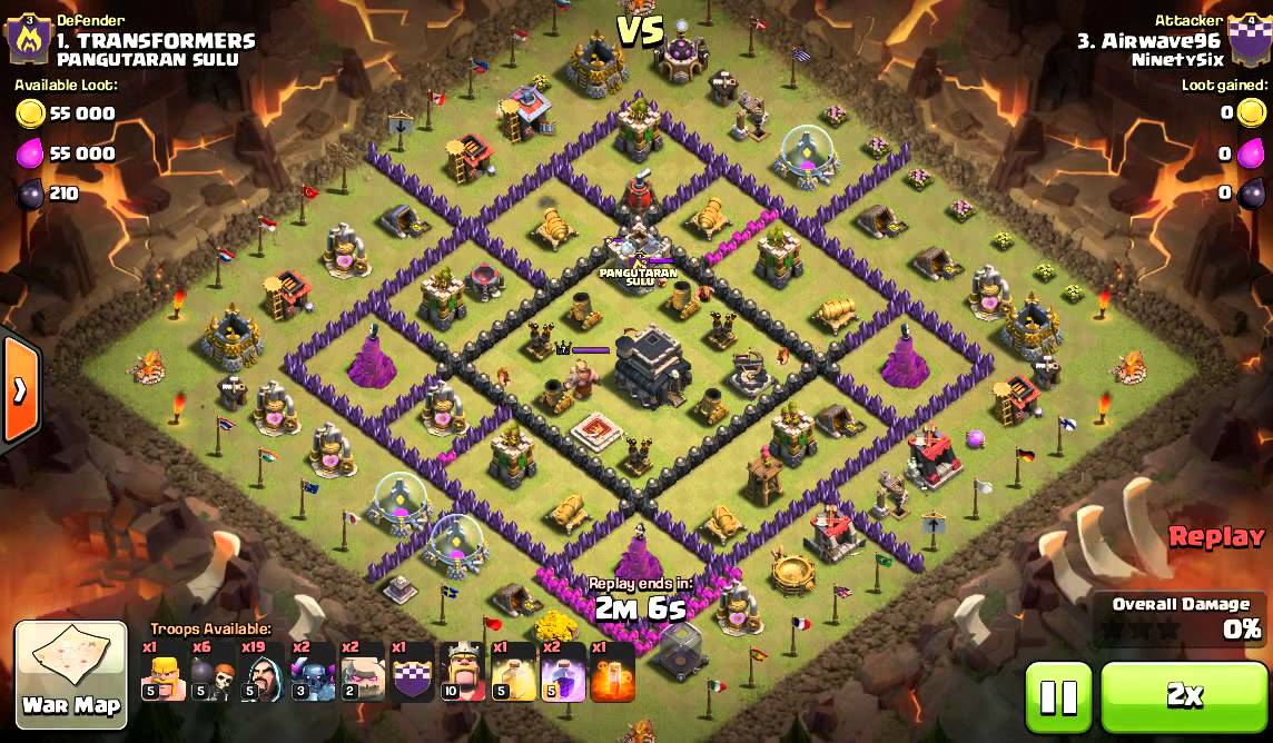 Clash of Clans : NinetySix CoC ClanWar #48 Result - YouTube