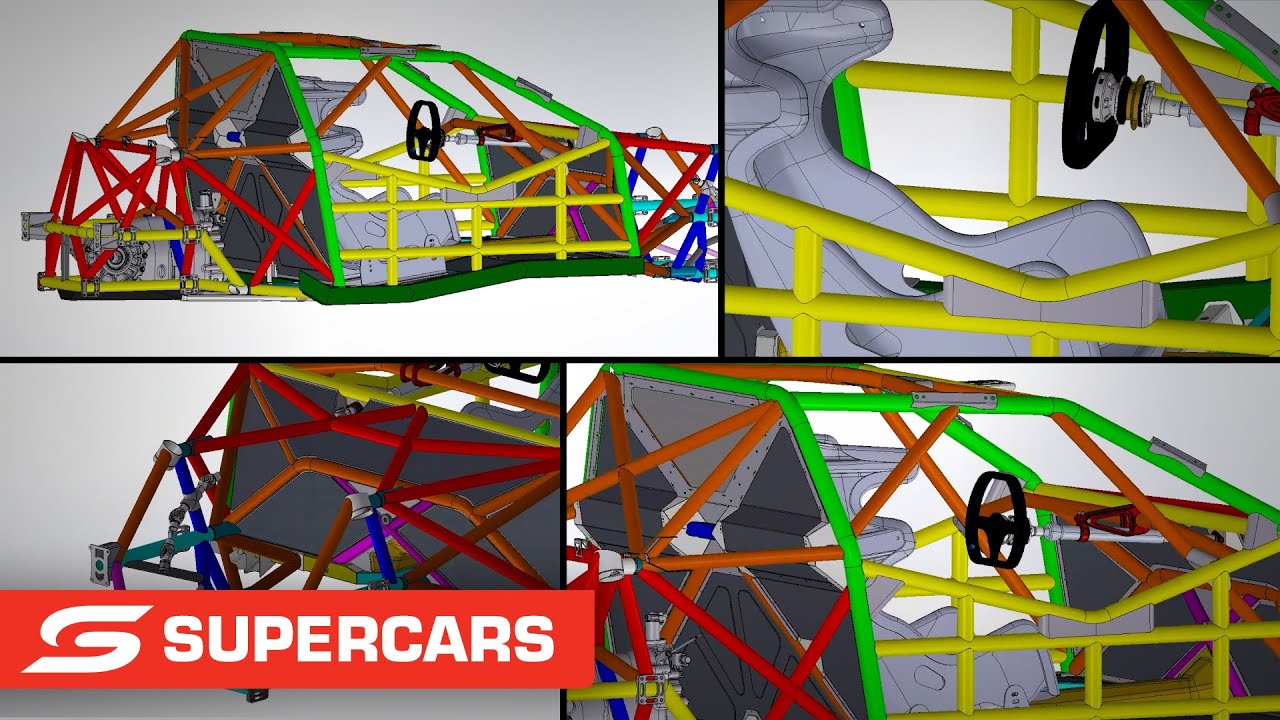First look at Gen3 chassis CAD renders | Supercars 2021 - YouTube