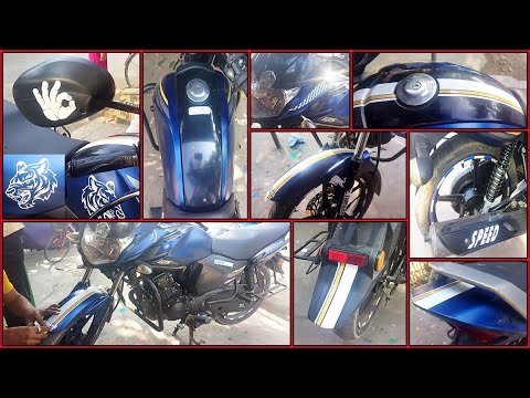 Yamaha saluto sticker modified New Mode Bike Modification(Part-1) ||# ...