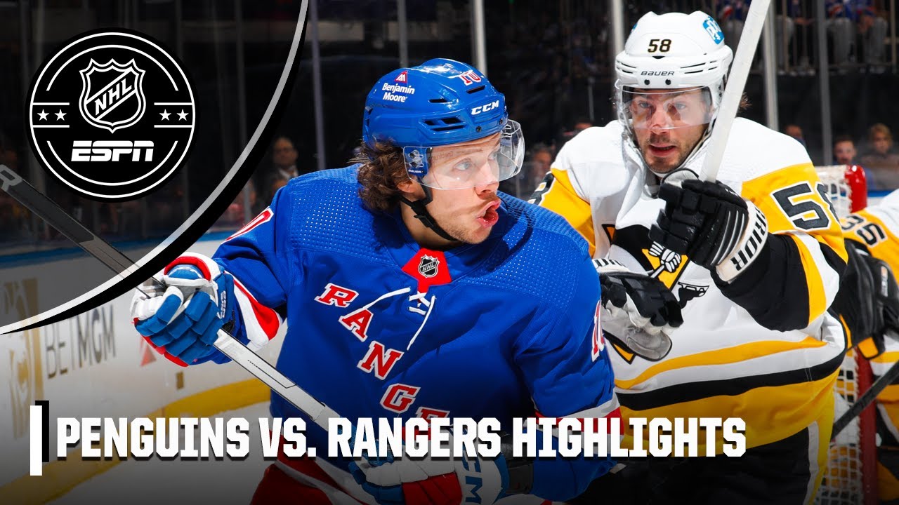Pittsburgh Penguins vs. New York Rangers | Full Game Highlights - YouTube