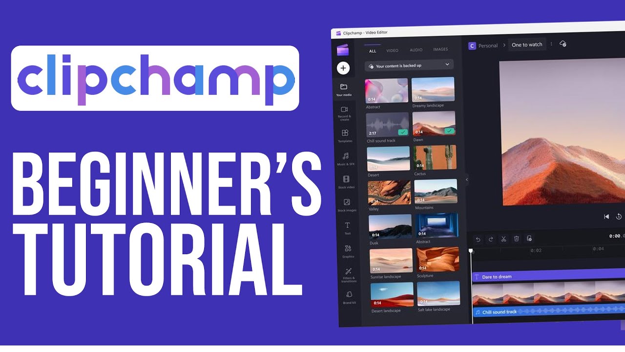 How To Use Clipchamp Video Editor 2023 (Step By Step) - YouTube