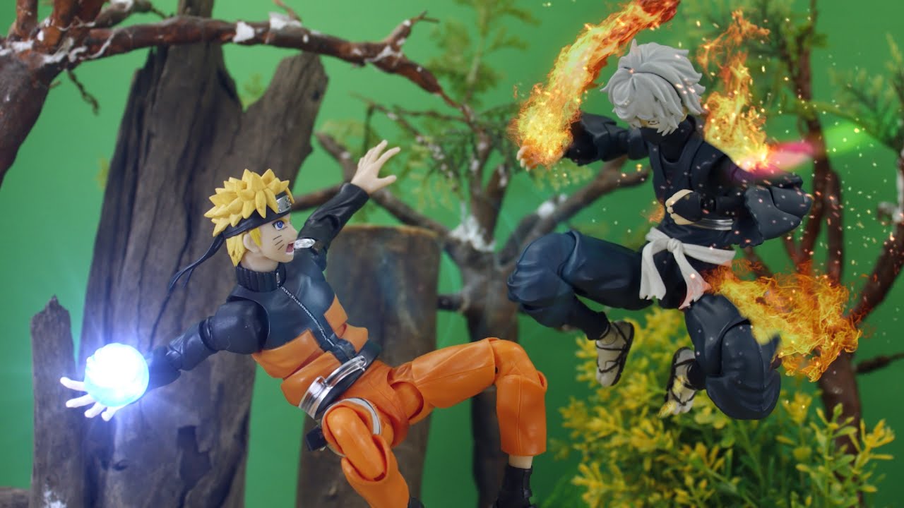 stop motion NARUTO VS 地獄楽 naruto gabimaru - YouTube