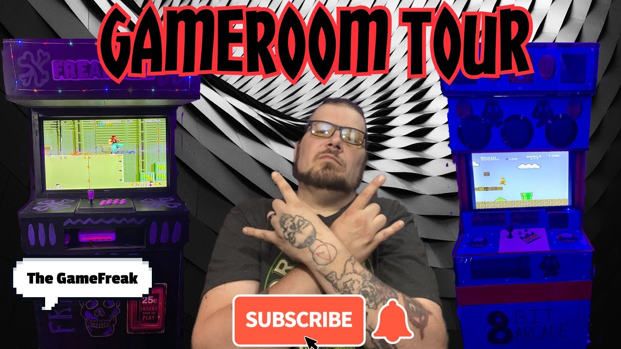 The GameFreak Gameroom Tour #gaming #videogame #news - YouTube