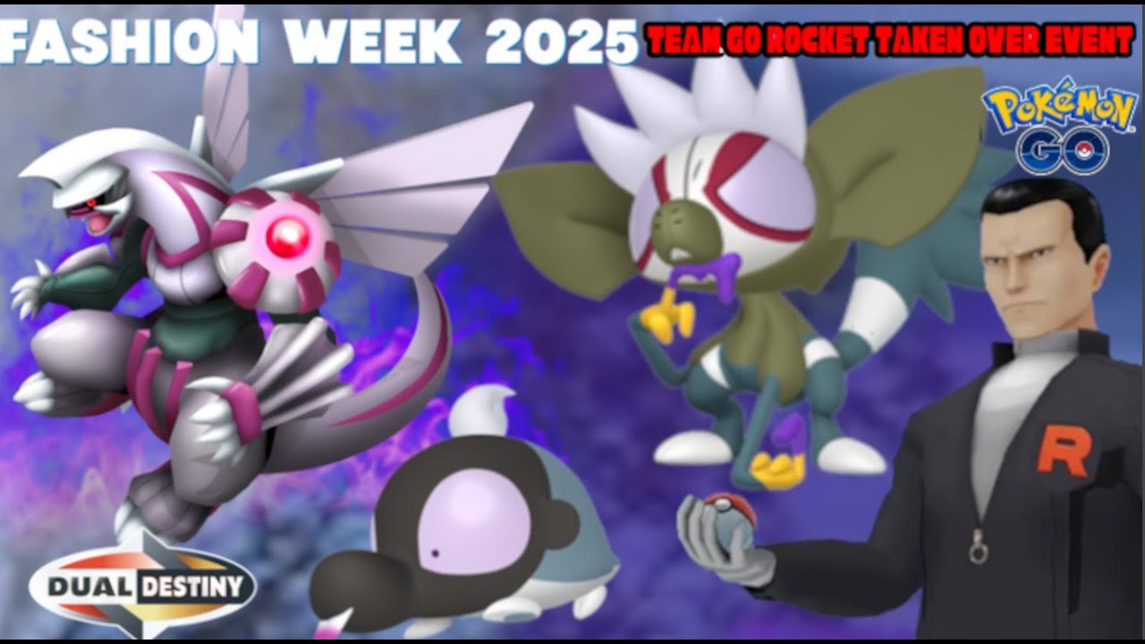 Pokémon GO Fashion Week 2025 Team GO Rocket Taken Over Event - YouTube