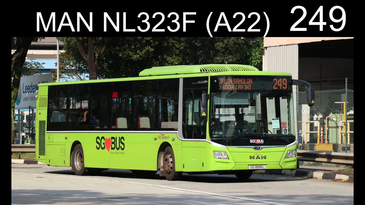 MAN NL323F | SBS Transit | Bus Service 249 - YouTube