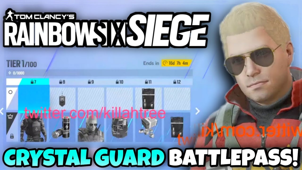 New Crystal Guard Battlepass! Rainbow Six Siege - YouTube