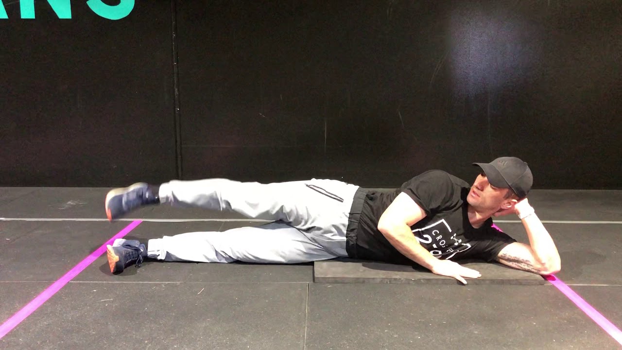 Side Lying Lateral Leg Raises - YouTube