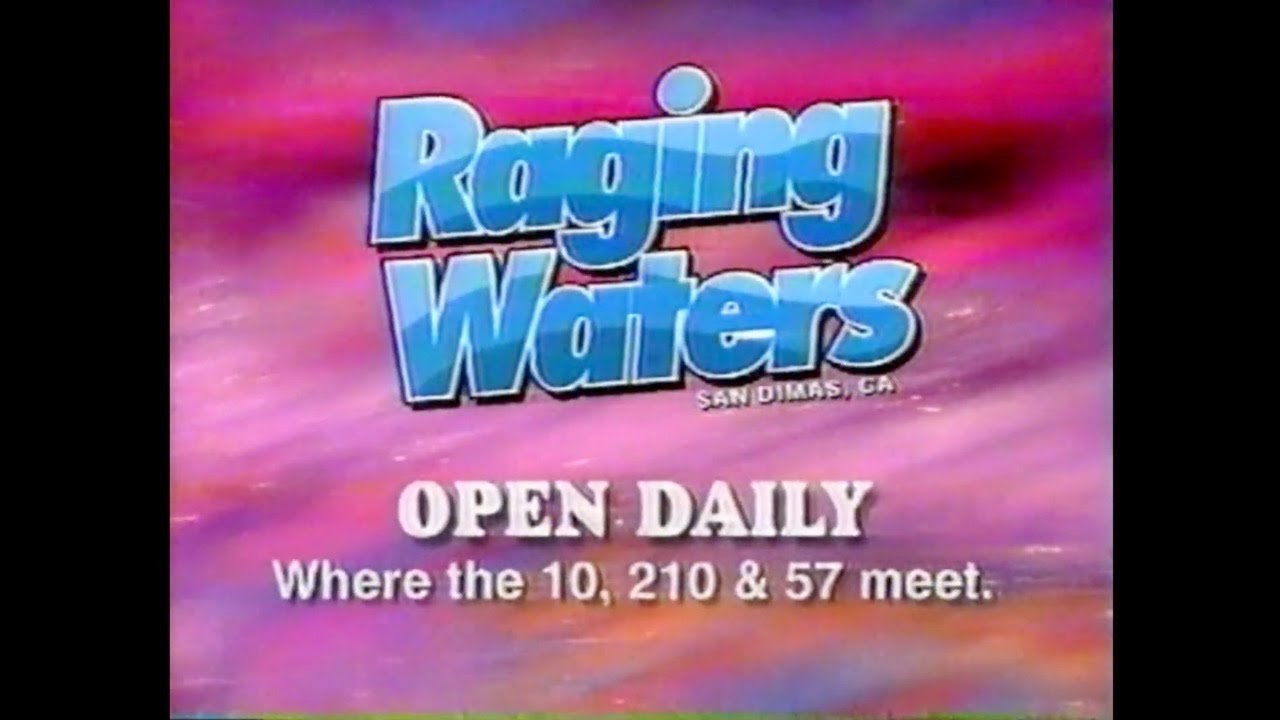 Raging Waters Los Angeles Water Park Television Commercial San Dimas ...