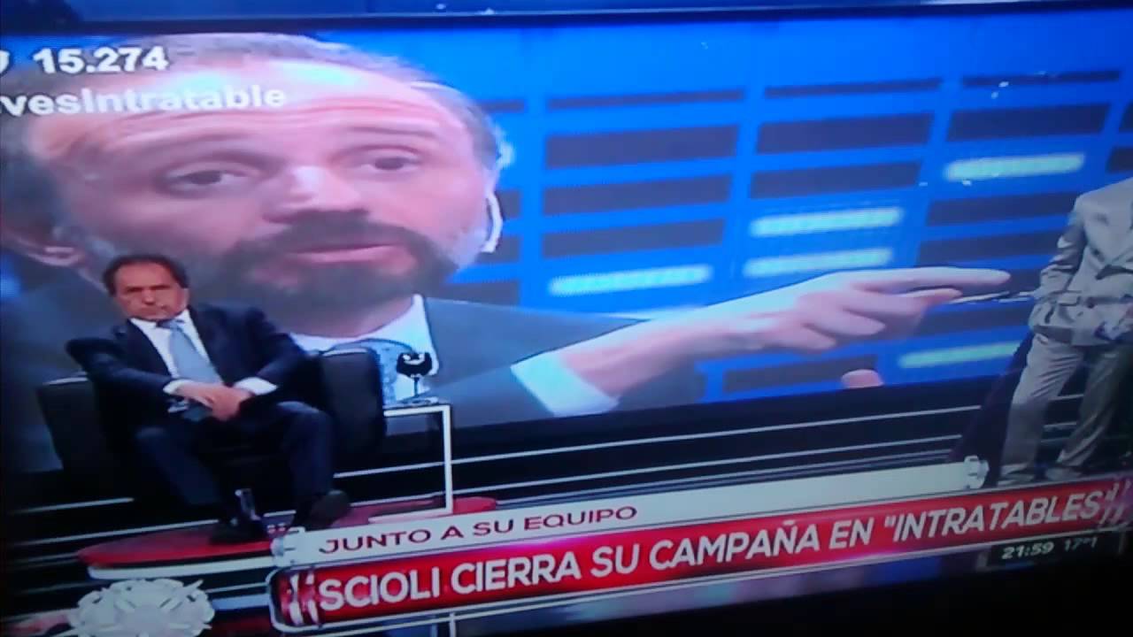 Daniel scioli rascándose las bolas - YouTube