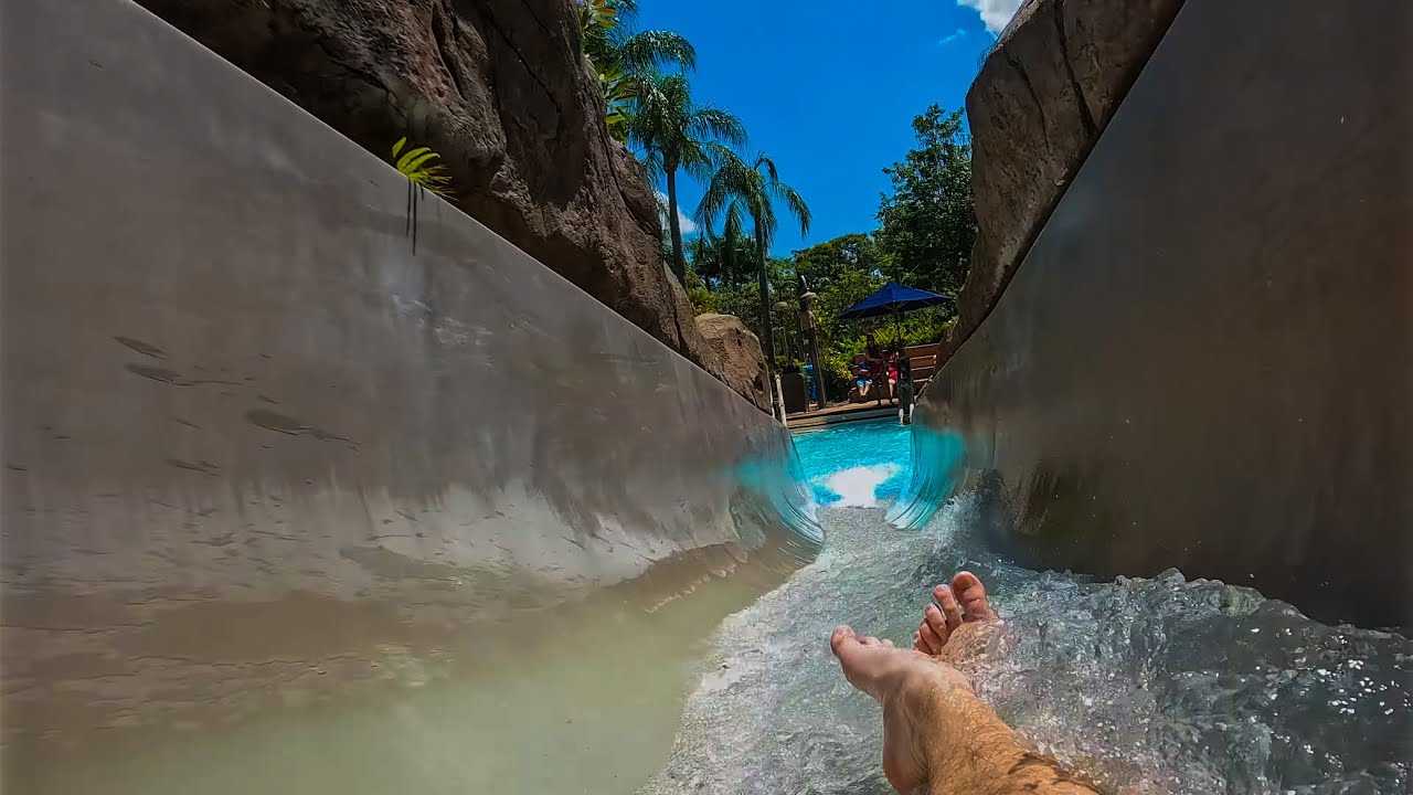 Storm Slides (Stern Burner) 4K 60fps POV Disney's Typhoon Lagoon (2023 ...