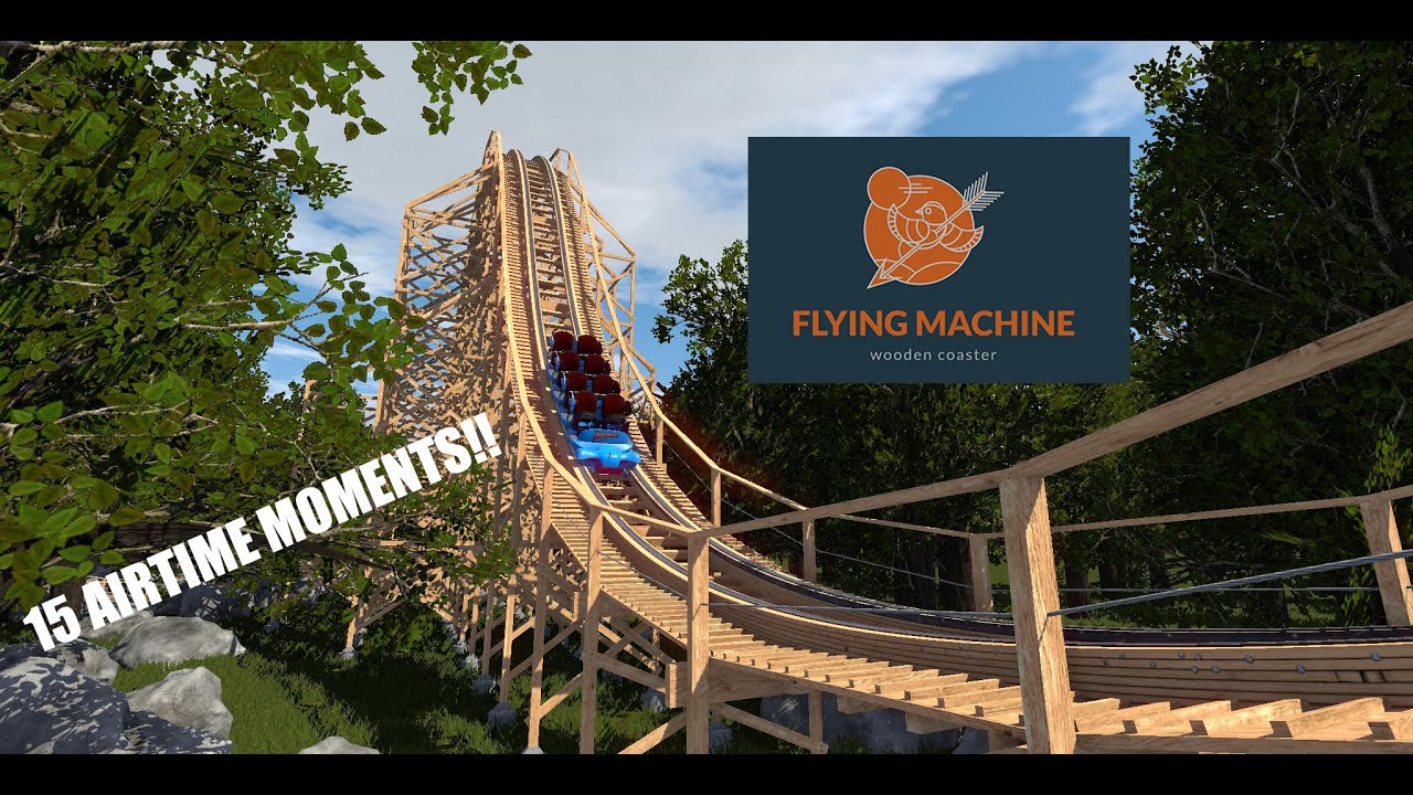 FLYING MACHINE (gravity group coaster concept)-No limits2- - YouTube