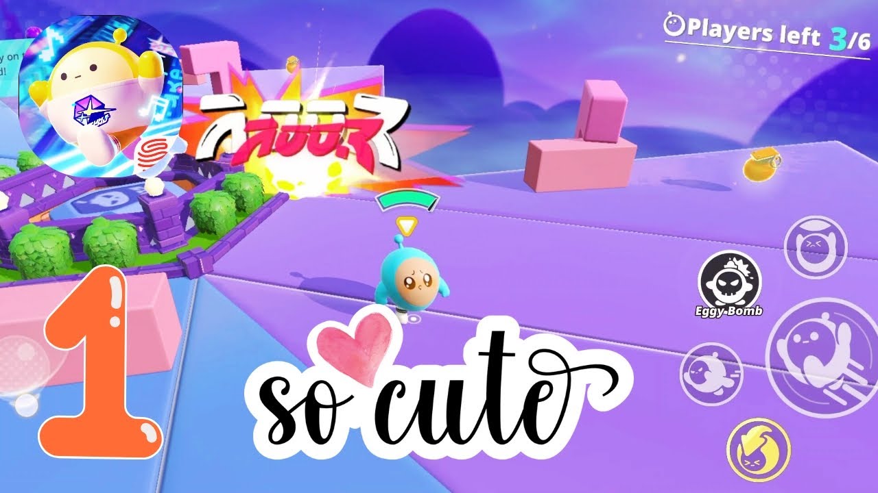 Eggy Party Gameplay Walkthrough Part 1 Tutorial (Android, iOS) | Cutest ...