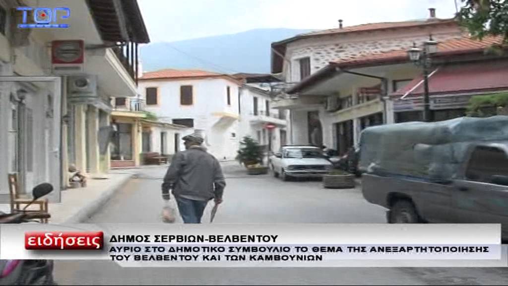 ΔΗΜΟΣ ΣΕΡΒΙΩΝ ΒΕΛΒΕΝΤΟΥ-ΣΤΟ ΔΗΜΟΤΙΚΟ ΣΥΜΒΟΥΛΙΟ ΤΟ ΘΕΜΑ ΤΗΣ ...