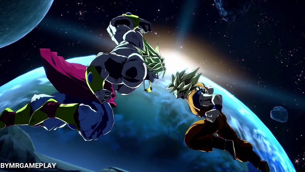Dragon Ball FighterZ Goku vs Broly Dramatic Finish - YouTube