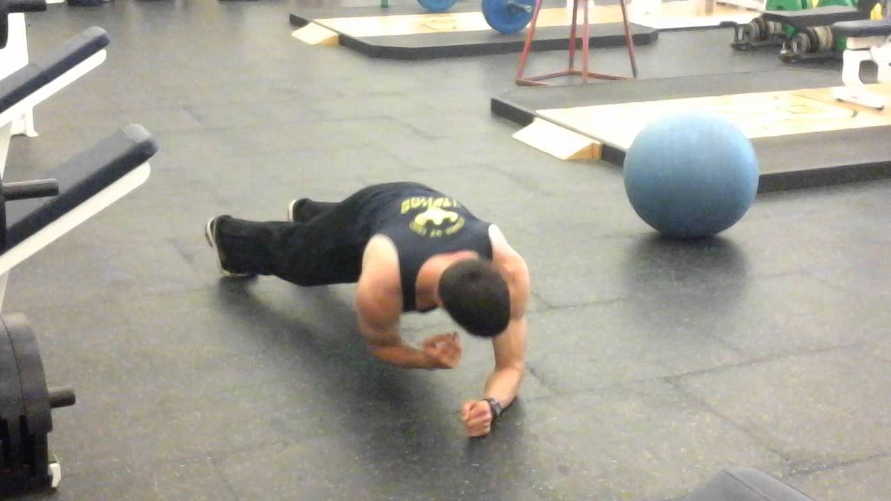 Planks shoulder touch - YouTube