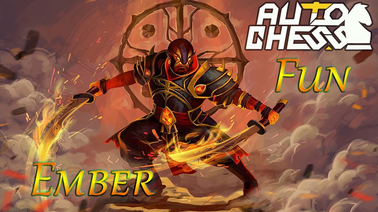 Dota Auto Chess Fun Ember Pog - YouTube