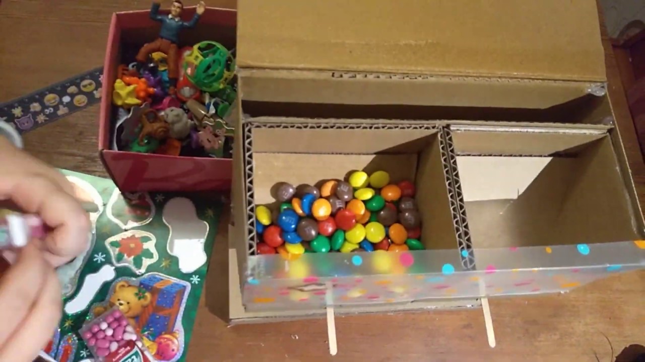 Candy machine handmade - YouTube