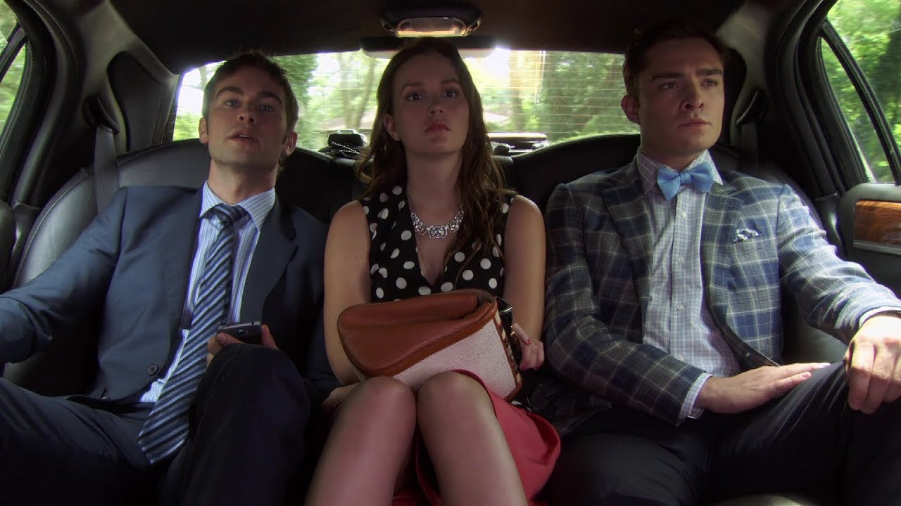 Chuck, Blair and Nate in the Limo on the way to rescuing Serena Gossip ...
