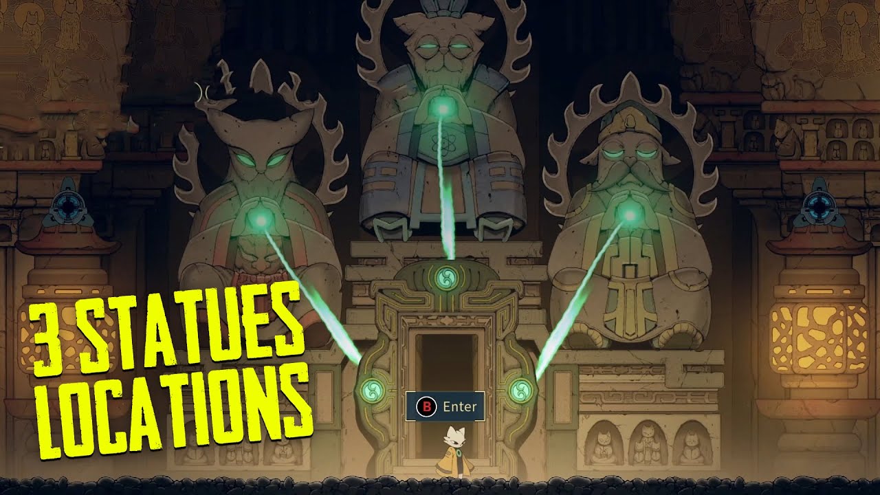 All 3 Statues Locations Grotto of Scriptures Nine Sols - YouTube