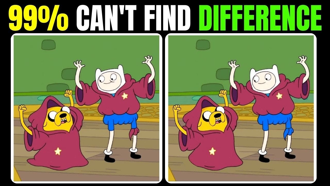 Find The Difference | Spot the difference (Adventure time) - YouTube