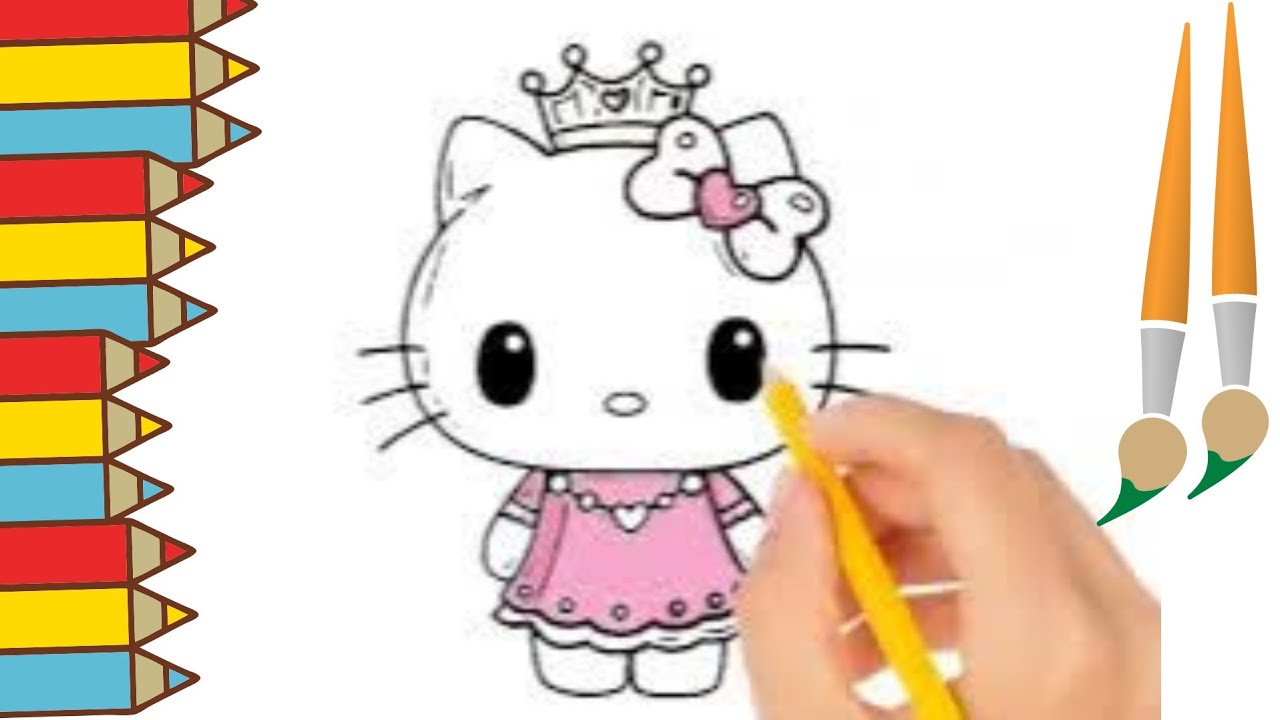 how to draw a cute little baby cat |very cute cat drawing - YouTube