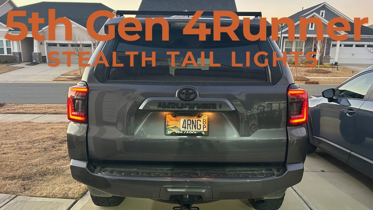 5th Gen 4Runner Stealth Tail Lights - YouTube