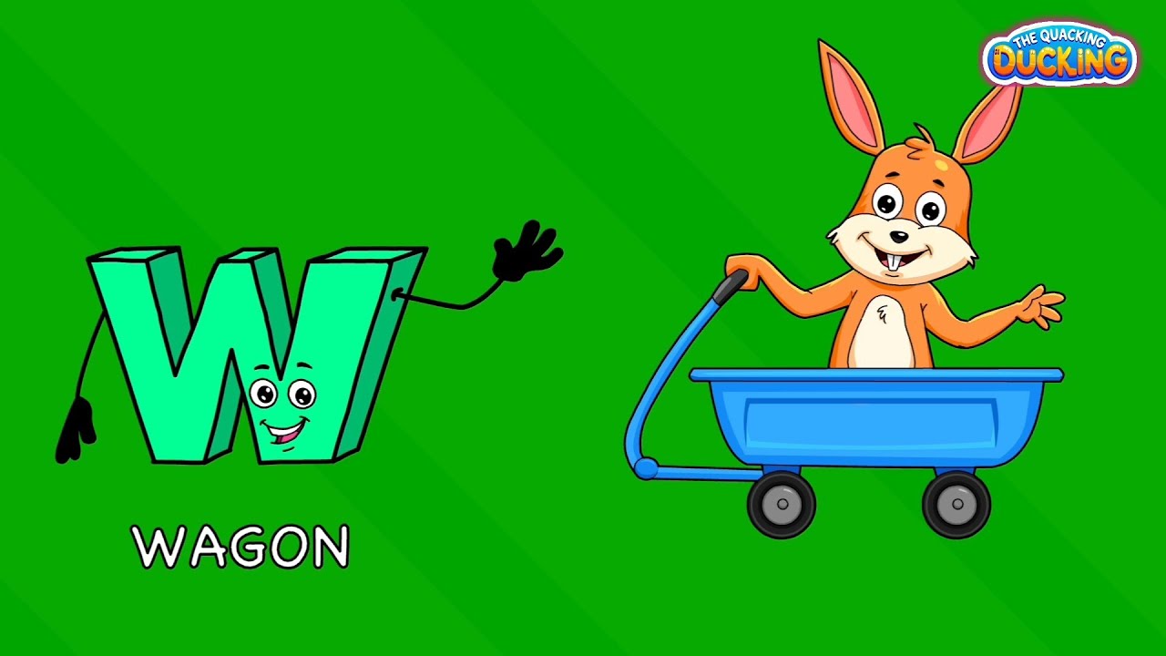 W For Wagon - ABC Alphabet Songs with Sounds for Children | Phonics ...