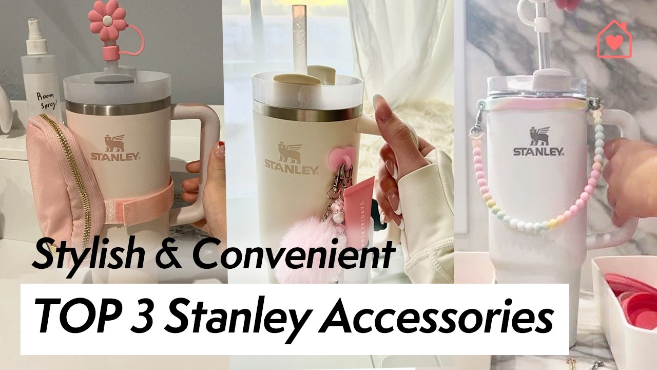 3 Essential Add-Ons for a Better, Prettier Stanley Tumbler! - YouTube