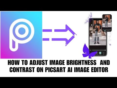 How to adjust brightness and contrast of images in Picsart AI image ...